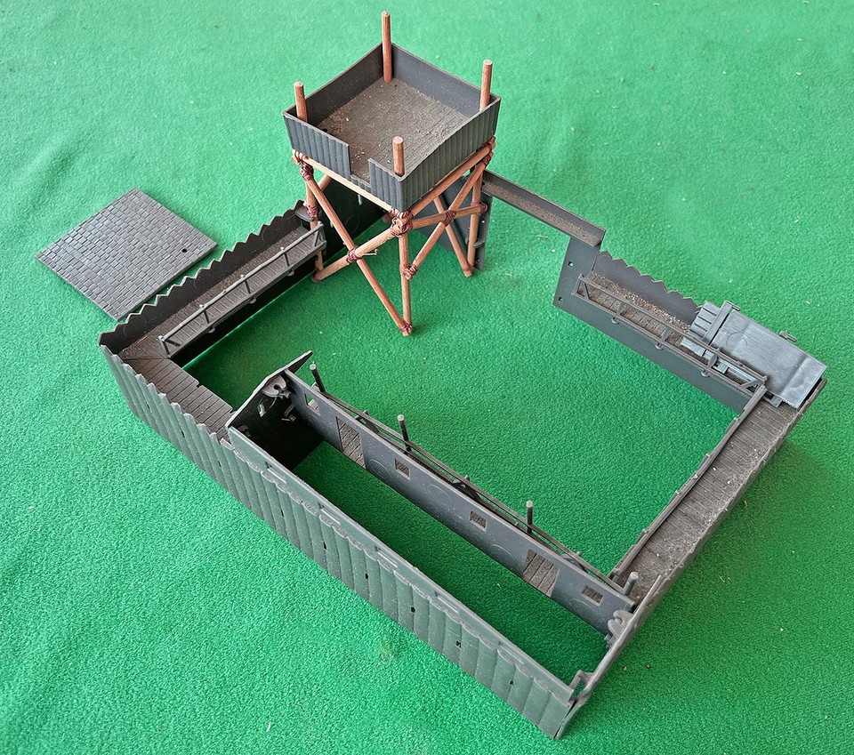 Airfix 1650 Fort Apache - partial set w RARE early box - HO-00 scale ...