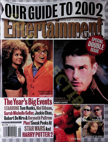 Entertainment Weekly Magazine Jan 25/Feb 1 2002 Issue 636/637 Special ...