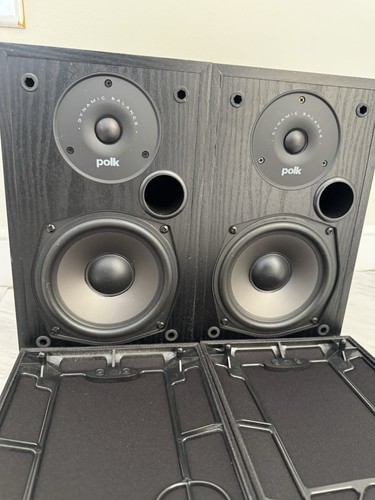 POLK AUDIO R15 Bookshelf Speakers - Pair - Tested & Sound Great! | eBay