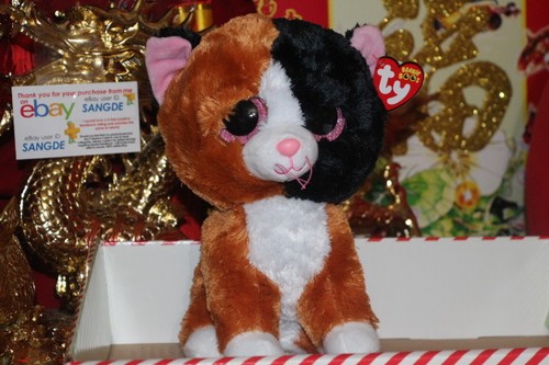 TY BEANIE BOOS TAURI THE CAT.MEDIUM BUDDY.9".MWNMT.2016.NICE GIFT | eBay