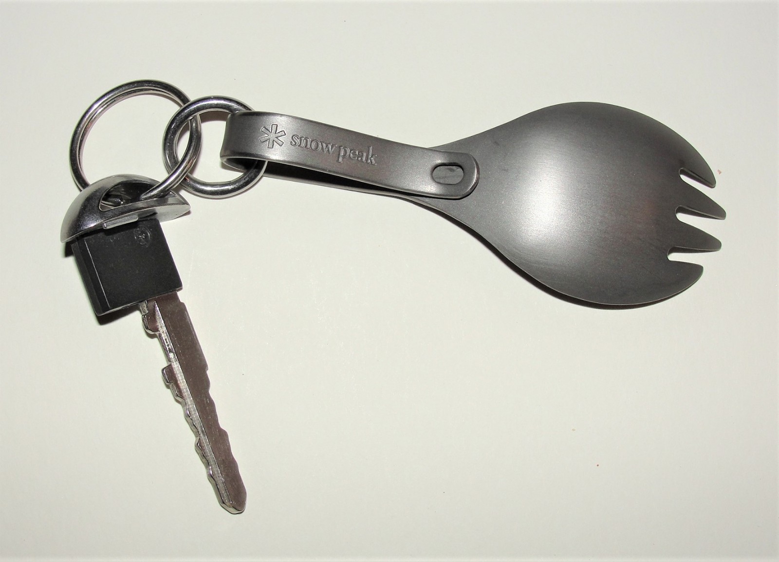 Snow Peak Key Ring Carry Titanium Spork Customized by Ti Rod Tactical ...