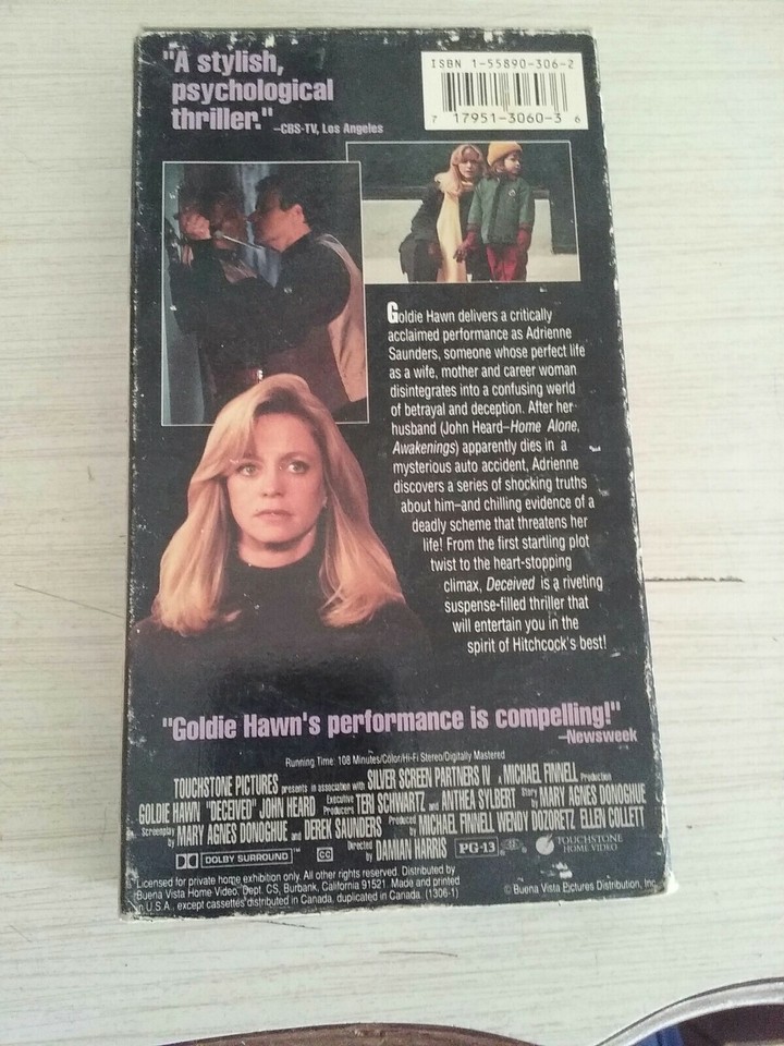 Deceived (VHS, 1992, used) 717951306036| eBay