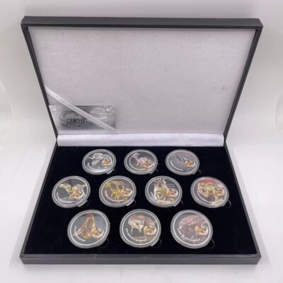 Jurassic Dinosaur Coin Set | Box Set of 10 Coins | T-Rex Dinosaur Coins ...