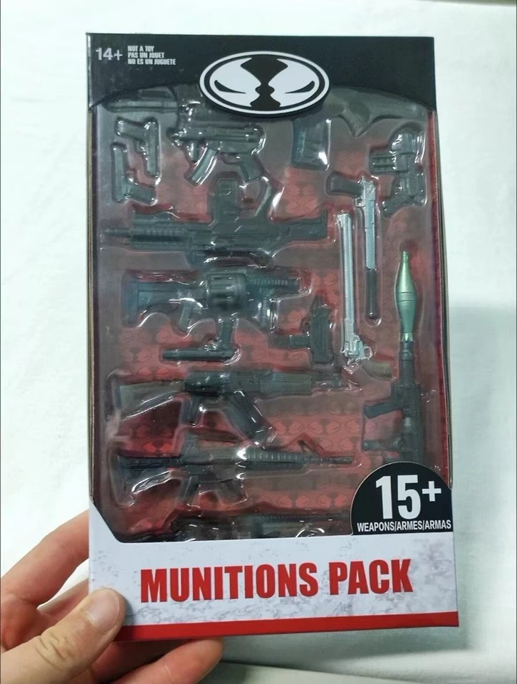 Spawn McFarlane Toys Munitions Pack Weapons Guns For 7" Figure DC ...