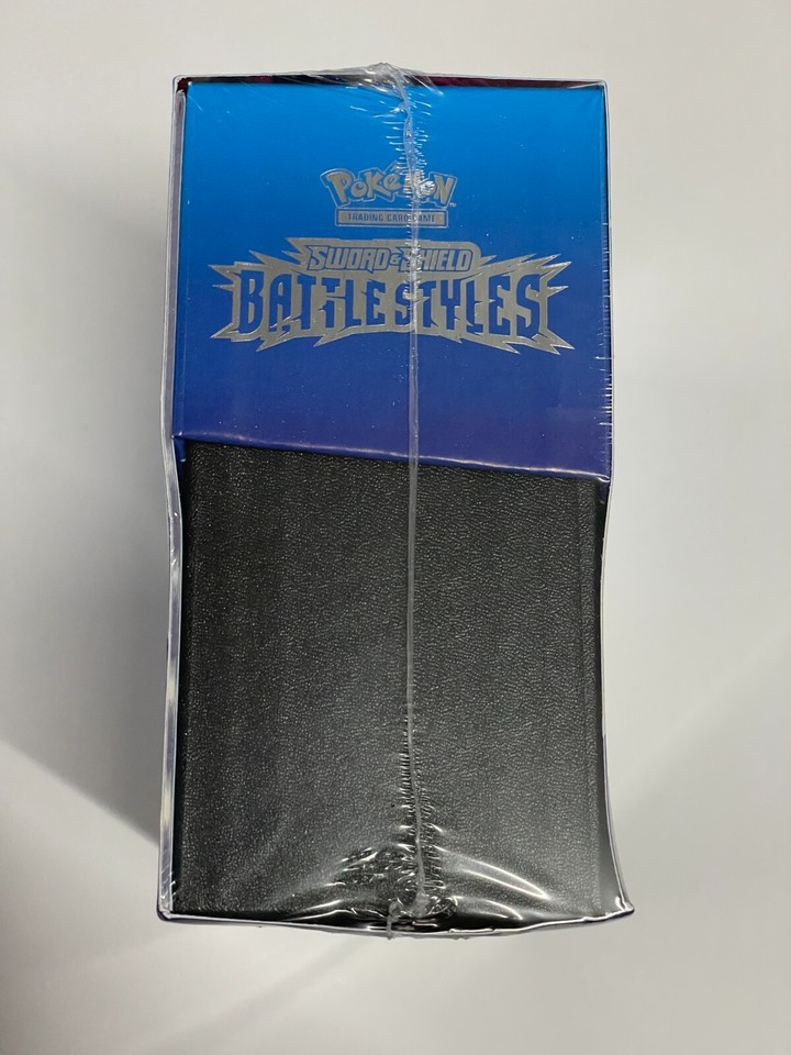 NEW POKEMON TCG Sword and Shield Battle Styles ETB BLUE Elite Trainer ...