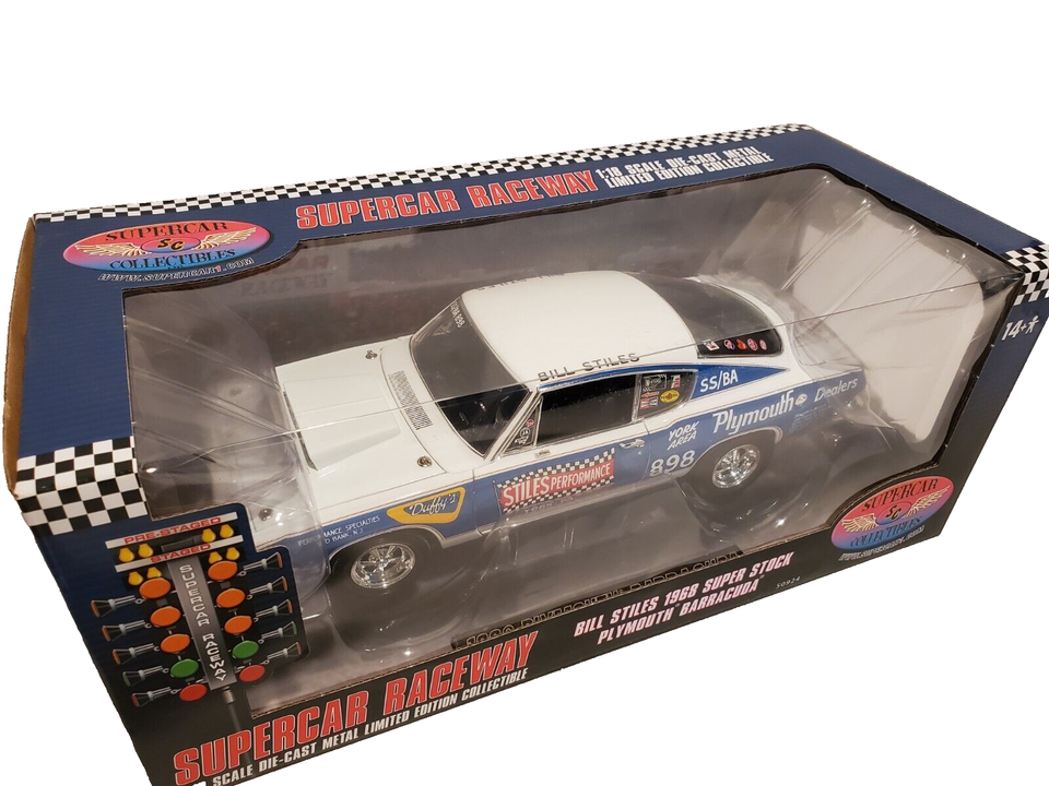 Bill Stiles 1968 Super /Stock Plymouth Barracuda 1:18 New In Box 1 Of ...