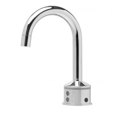 Wolfen SENSOR OPERATED GOOSENECK TAP WITH LED 200mm 240V AC WELS 5 Star ...