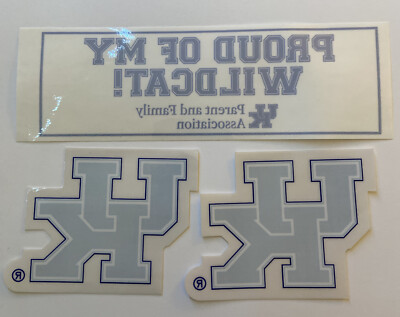 University of Kentucky Wildcat Transfer Stickers Blue & White | eBay