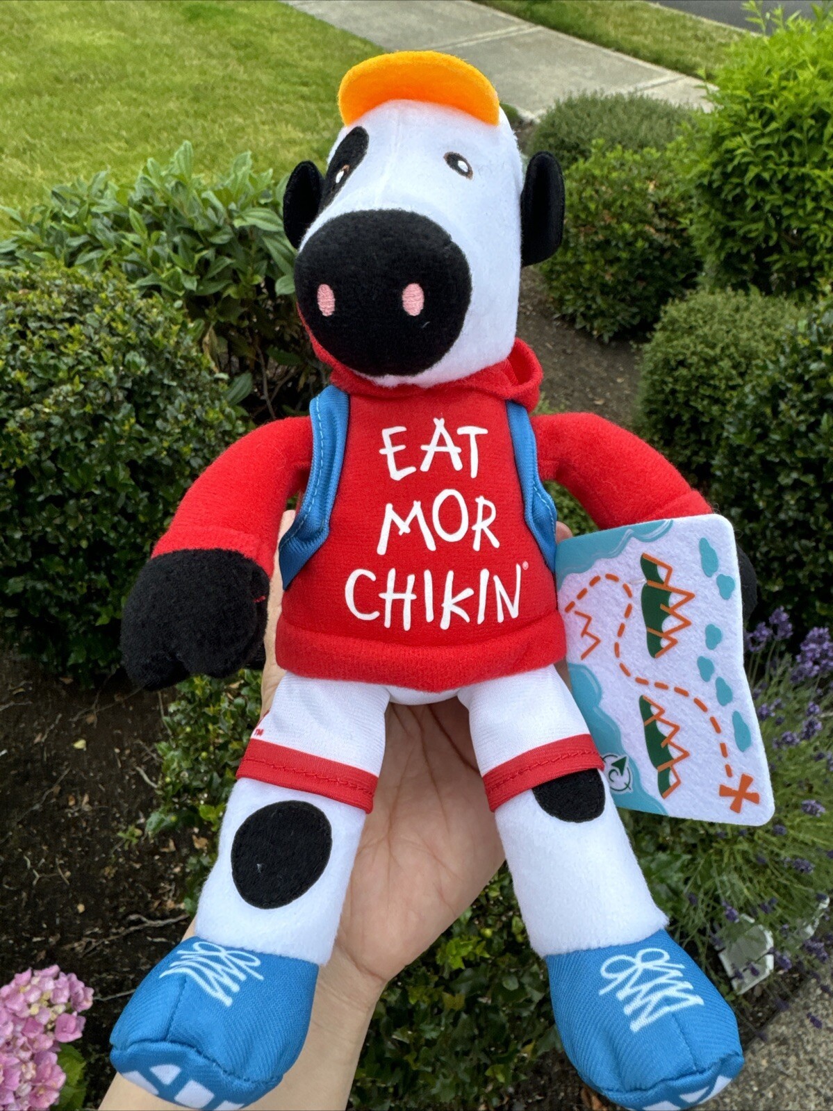 Chick-Fil-a Plush Cow, backpack ver. | eBay
