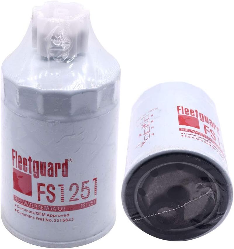 FLEETGUARD FS1251 - Fuel filter cross reference