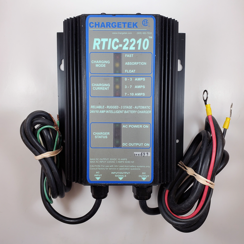 Chargetek RTIC-2210 Rugged 3 Stage Auto 24V/10 Amp Intelligent Battery ...