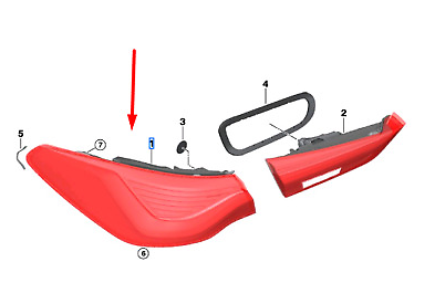 BMW G23 Rear Left Outer Taillight Genuine 63219479089 | eBay