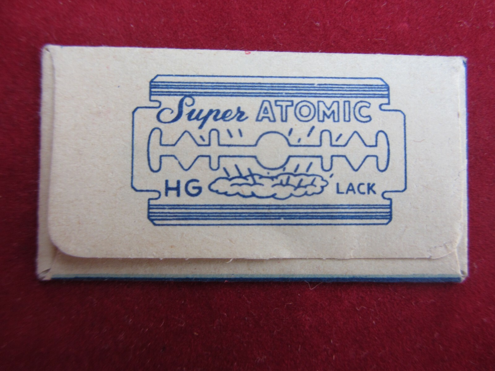 RAZOR BLADE LAMETTA ATOMIC RASIEKLINGEN LAME DE RASOIR HOJA DE AFEITAR ...