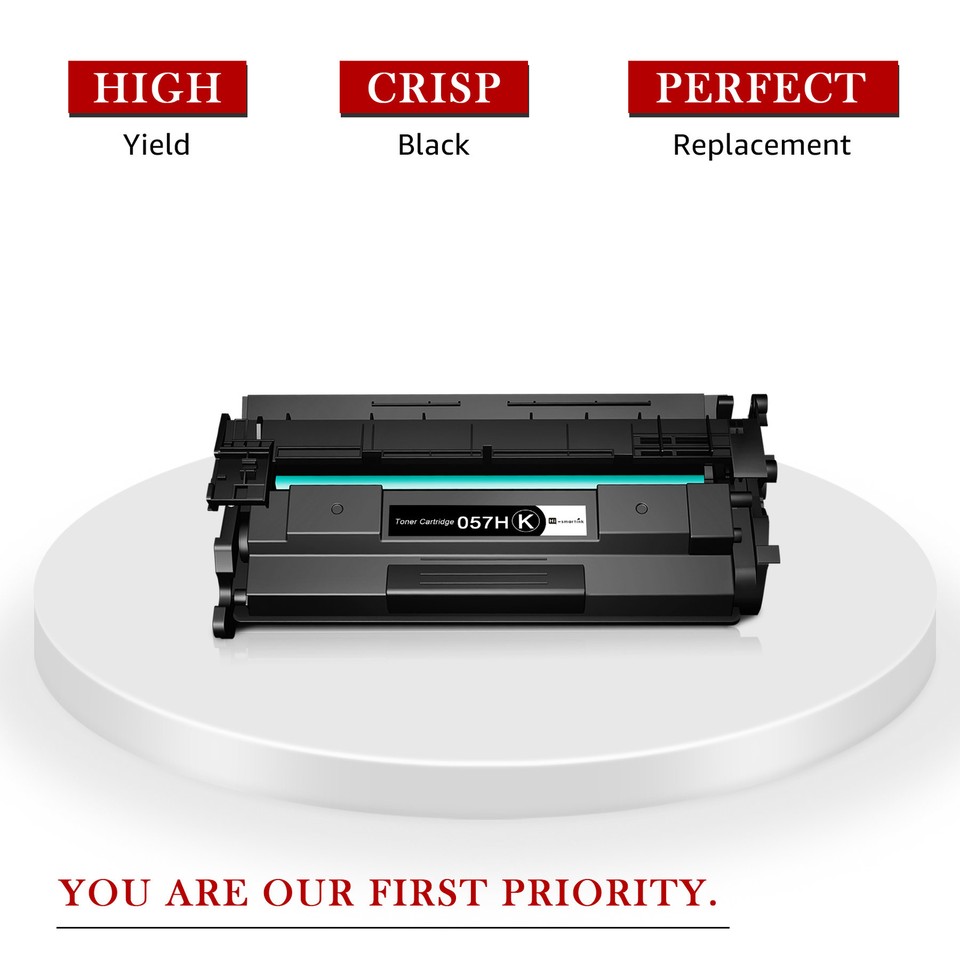 5PCS 057H Black for Canon Toner Cartridge ImageCLASS MF445dw LBP227dw ...