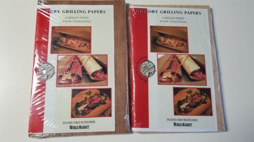 BBQ accesories two sets of wood grilling papers One Cherry and one ...