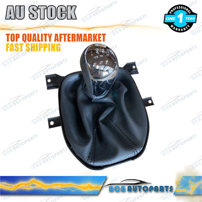 6 Speed Chrome MANUAL GEAR KNOB W/ BOOT COVER For Calais Sedan Wagon ...