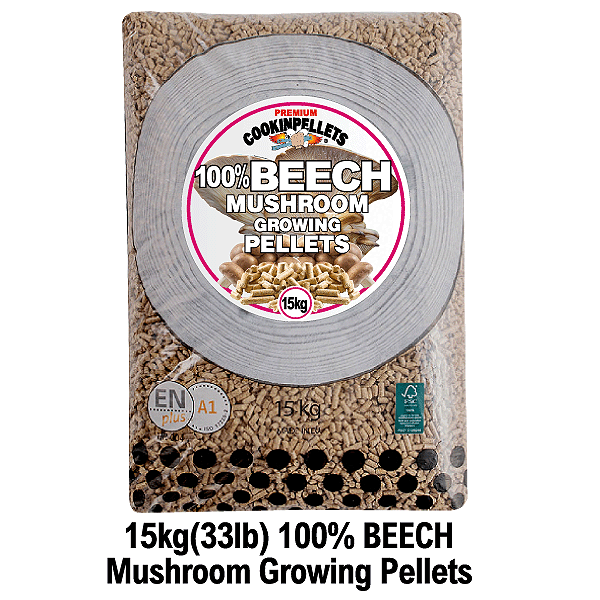 Premium 100% Oak -OR- 100% Beech Hardwood Pellets - Best Mushroom ...