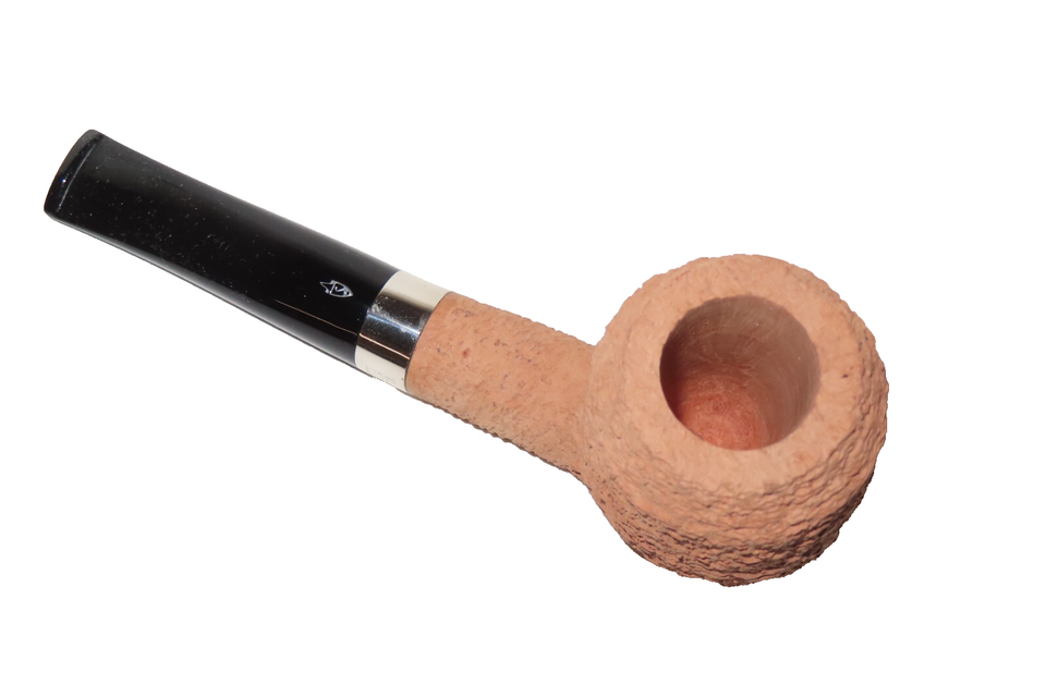 SAVINELLI UNSMOKED LINEA PIU 5 VIRGIN FINISH PIPE W/ SILVER BAND ...