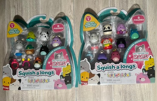 Squishmallows Squish-a-Longs Mini-Squish 1-Inch Figure 8-Pack Series 1 ...