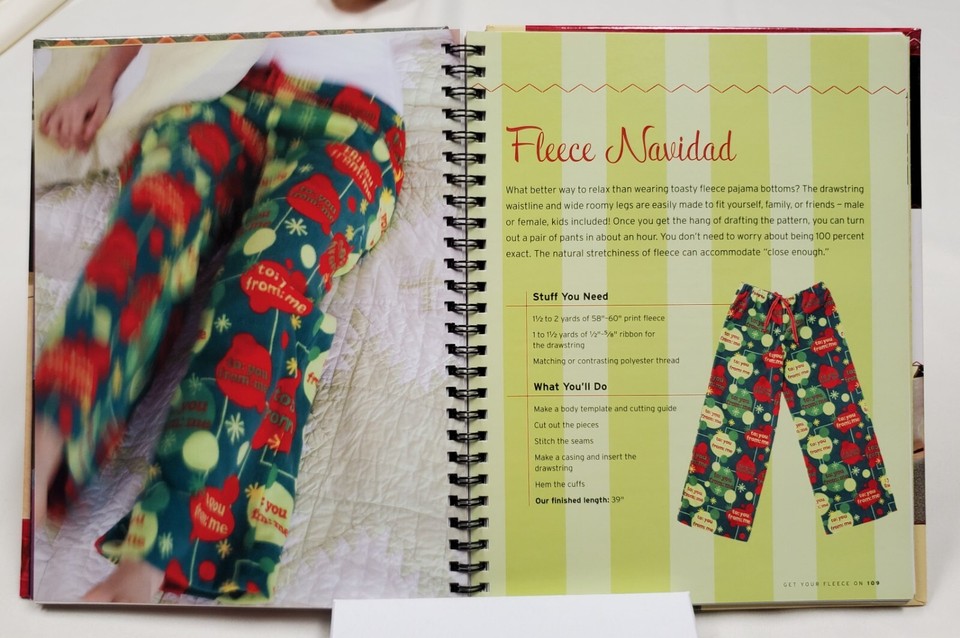 SEW WHAT! FLEECE by Chaila Sekora Hardback Book Easy to Sew 35 Projects ...