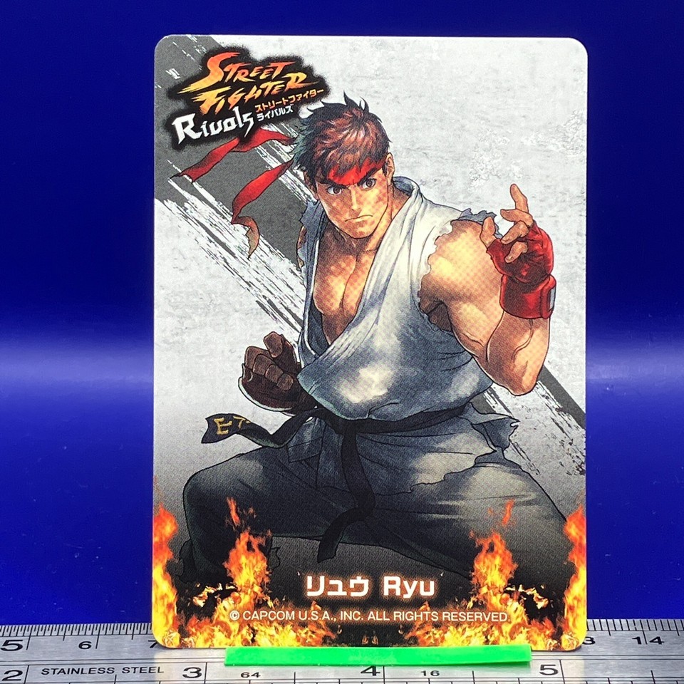 Ryu Street Fighter Rivals TCG CAPCOM Trading Card Game Very Rare ...