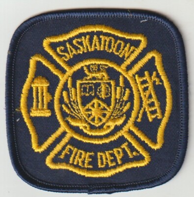 Saskatoon Fire Department patch shipped from Australia | eBay