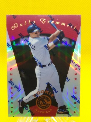 Bubba Trammell 1997 Pinnacle Certified MIRROR RED ROOKIE #127 Detroit ...