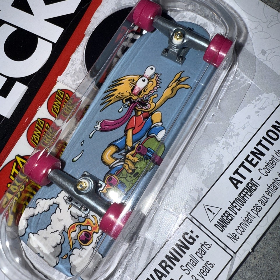 Tech Deck Santa Cruz The Simpsons Fingerboard 2025 2/7- Bart ...