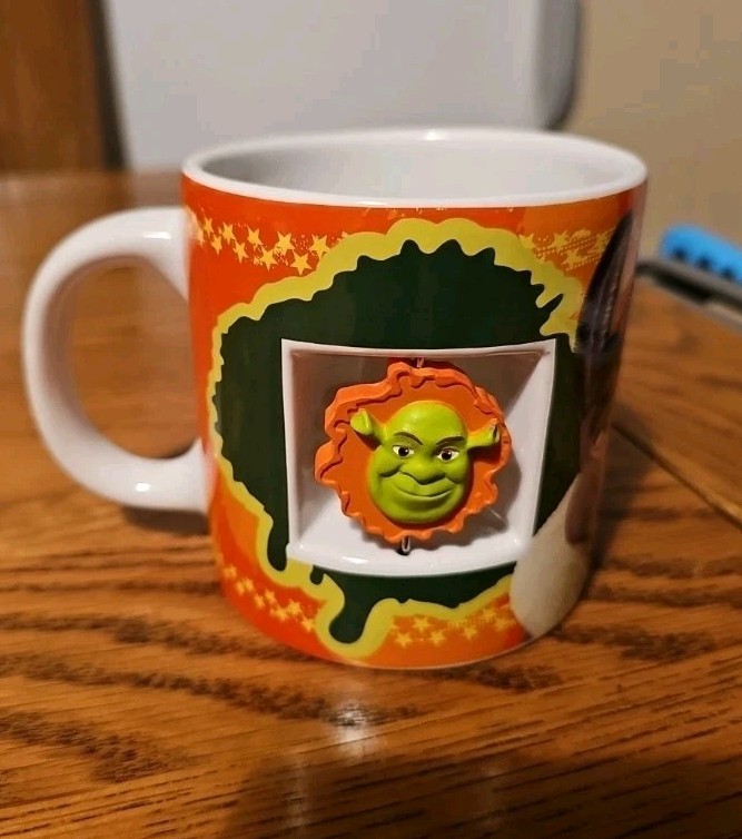 Shrek 2 Donkey & Shrek Mug DreamWorks 2004 Kinnerton VGC Spinner | eBay