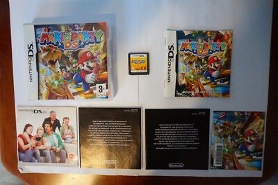 Mario Party Nintendo DS Pegi Funciona PAL Caja NDS Completo CIB Iconic ...