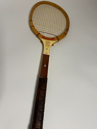 BANCROFT BILLY JEAN KING Personal Wood Tennis Racket Racquet 4 3/8 L | eBay
