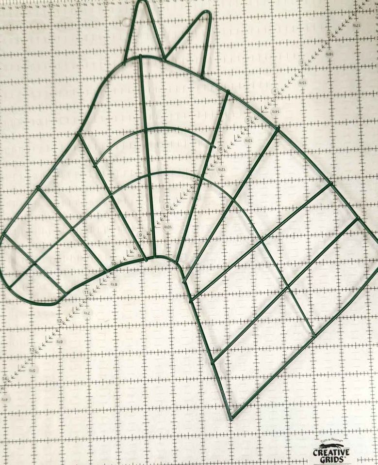 WIRE HORSE HEAD Christmas Wreath Frame heavy duty Set of 2. | eBay