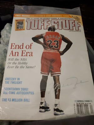 Michael Jordan 1999 Tuff Stuff Basketball, New, sealed *End of an Era ...