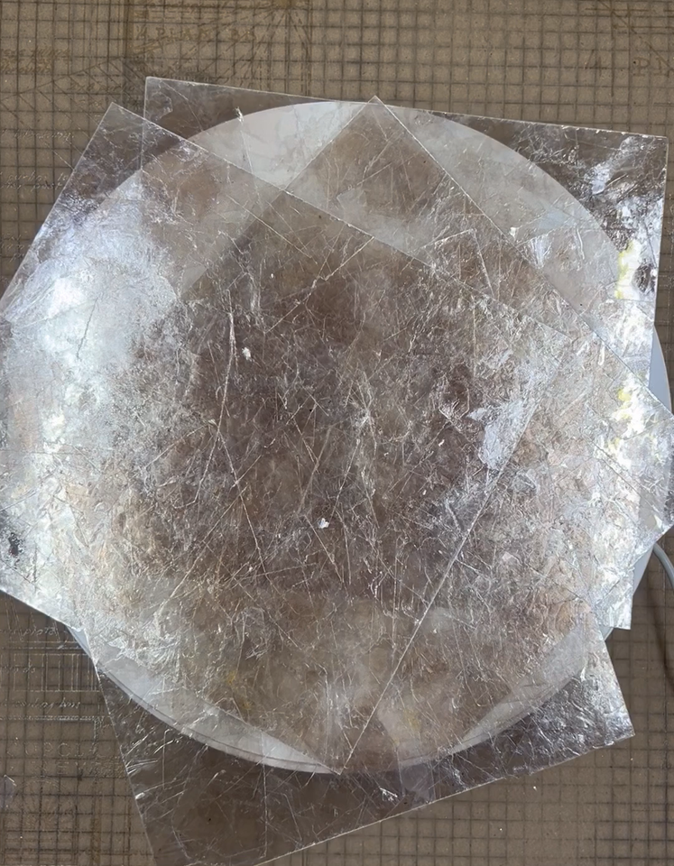 Iced Mica, Pack Of 4 Decorative Translucent Sheets, 5” X 6”, Not Heat ...