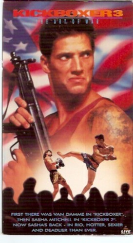 Kickboxer 3 The Art of War VHS : Sasha Mitchell , Dennis Chan , Richard ...