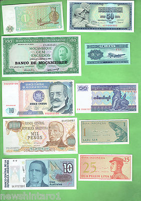 #D201 TEN WORLD BANKNOTES | eBay