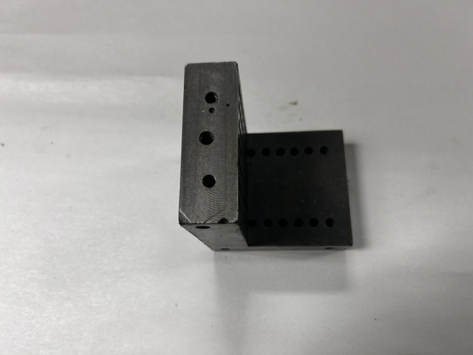 MACHINIST UrOkCb LATHE MILL Right Angle Set Up Plate Fixture Threaded ...