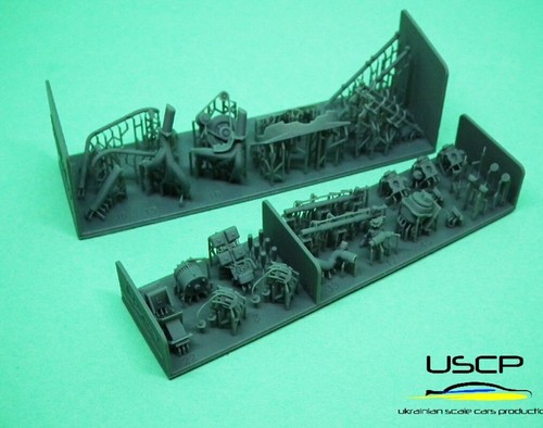 USCP 24T070 1/24 Aston Martin DB5 Engine bay set Super Detail set | eBay