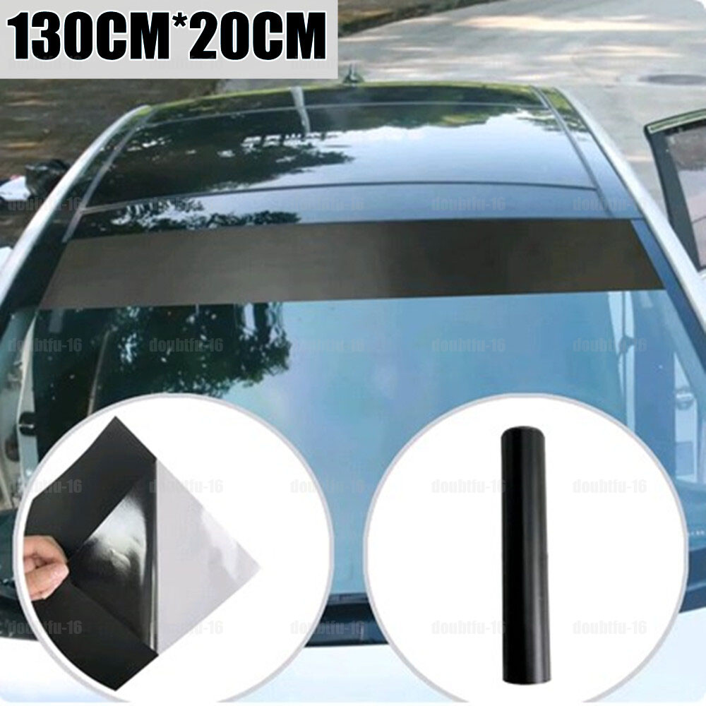 Car Accessories Front Windshield Sunshade Sticker Visor Sun Strip Vinyl ...