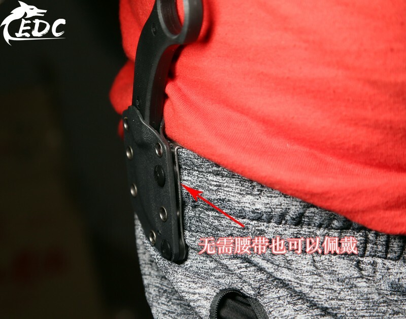 1Pc Titanium Alloy Pocket Clip Waist Clip Hook Buckle Belt Clip Kydex ...