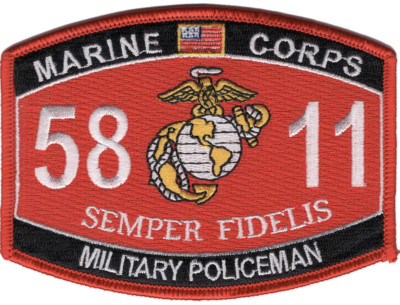 4.5" MARINE CORPS MOS 5811 MILITARY POLICEMAN EGA EMBROIDERED PATCH | eBay