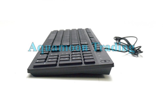 644g3 Genuine Dell Slim USB Desktop Keyboard QWERTY Number Pad Kb216t ...