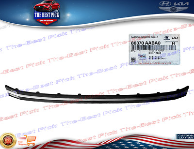 ⭐GENUINE⭐ Upper Garnish Radiator Grille For 2024 Hyundai Elantra N ...