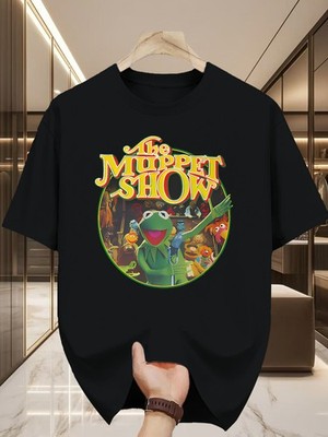 The Muppet Show Vintage T-Shirt - Retro Cartoon Graphic Tee with Kermit ...