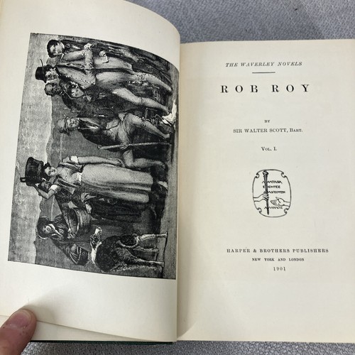 Waverly Novels Thistle Edition Rob Roy 2 Book Set Harpers 1901 | eBay