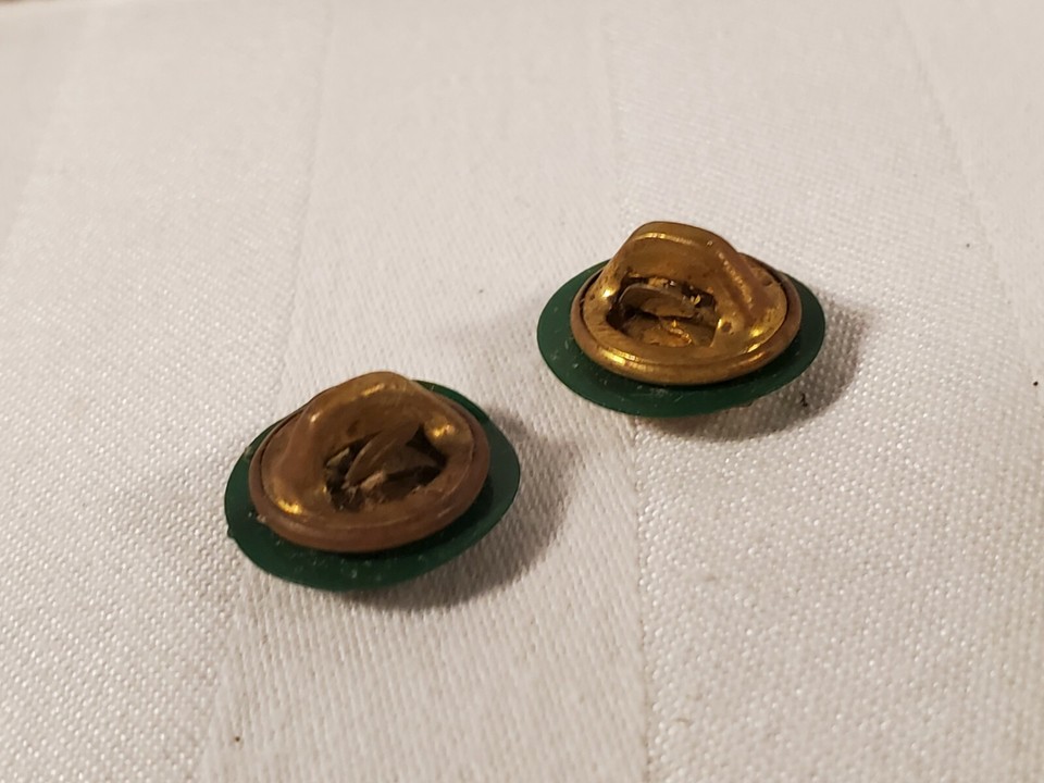 BSA Boy Cub Scout Explorer Service Star Year 1 3 Pins Gold Stars Green ...