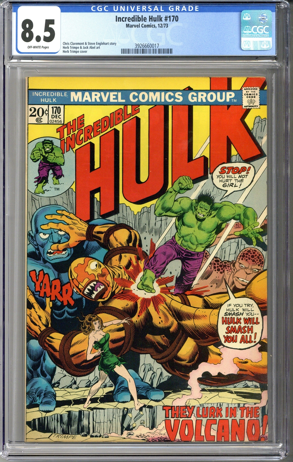 Incredible Hulk #170 CGC 8.5 | eBay