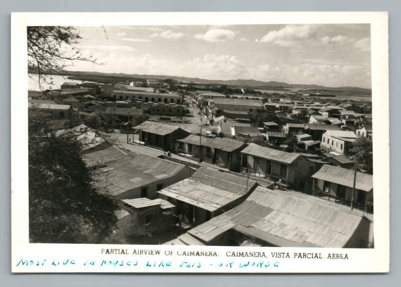 Caimanera Cuba RPPC Vintage Photo "Air View" Postcard~1950s | eBay