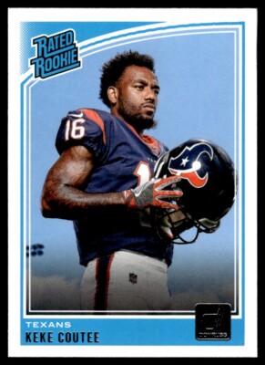 2018 Donruss Rated Rookie Keke Coutee Rookie Houston Texans #326 | eBay