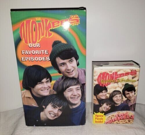 1997 The Monkees Metal Lunchbox with VHS Video & Puzzle Box Plus 2 Free ...
